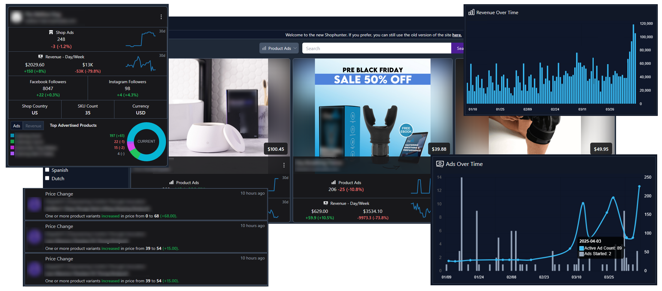 Shophunter - Voted The Best Shopify Spy & Product Research Tool!